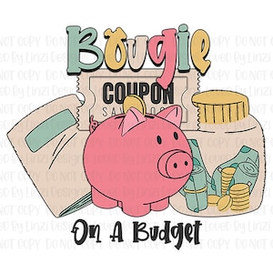 Bougie on a Budget PNG | Piggy Bank | Coupon | Budget Book | Money Jar ...