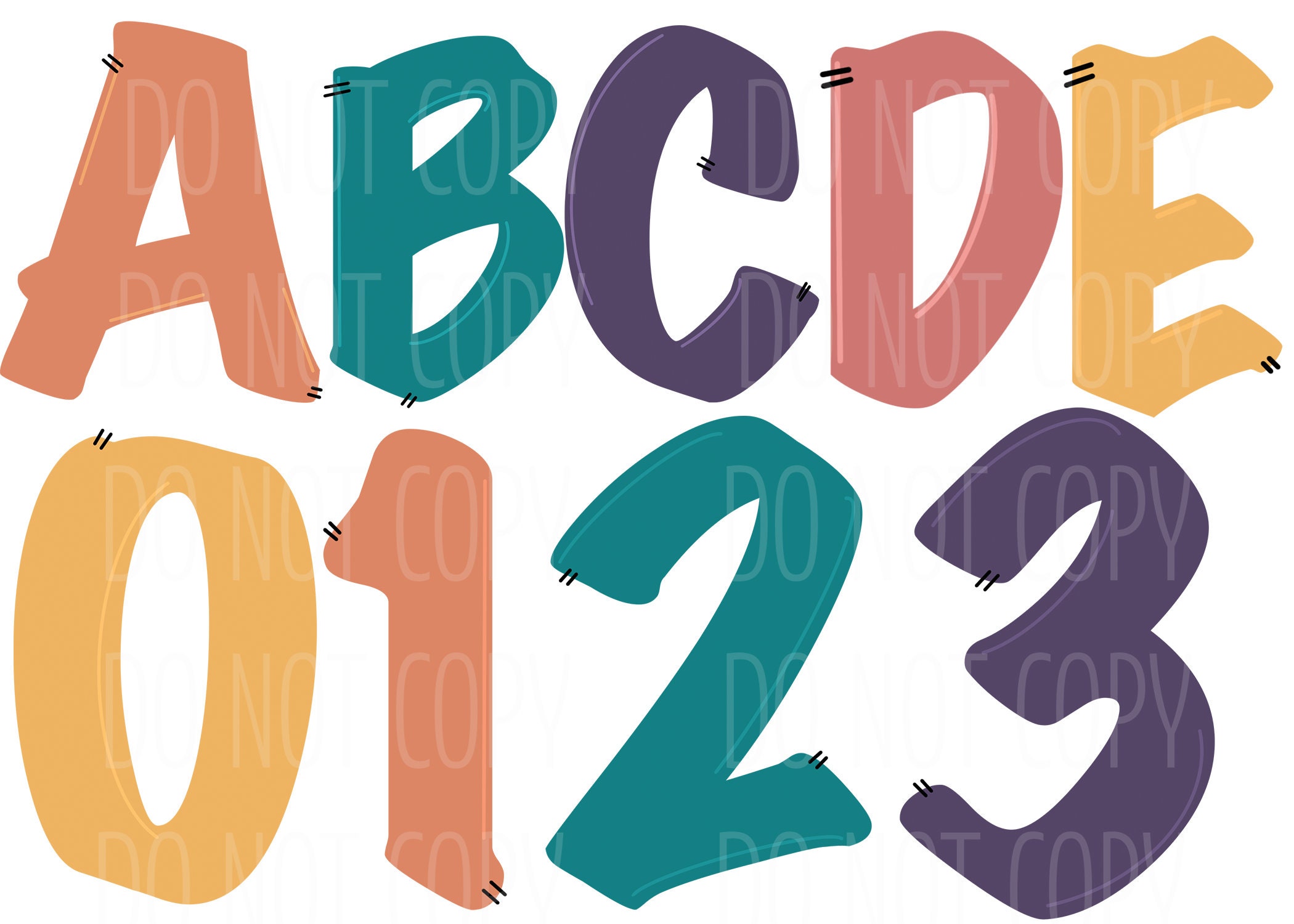 Fall Colored Bubble Sublimation Alphabet Sublimation Letters A-Z Upper ...