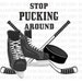 Hockey PNG | Stop Pucking Around | Hockey Skates | Hockey Pucks ...