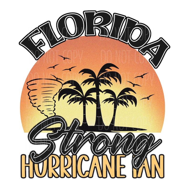 Florida Strong PNG | Hurricane Ian Digital Image | Hurricane ...