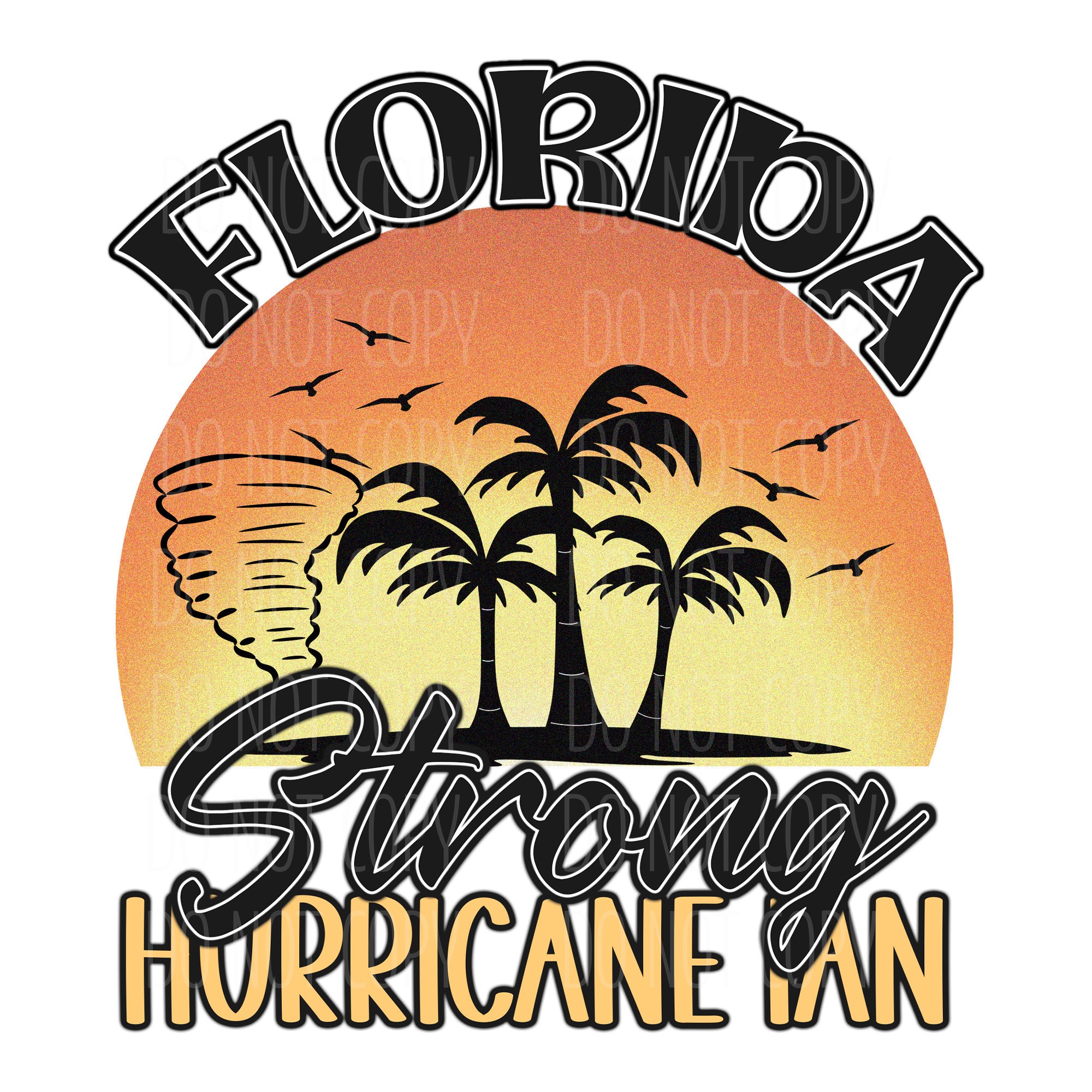Florida Strong PNG | Hurricane Ian Digital Image | Hurricane ...