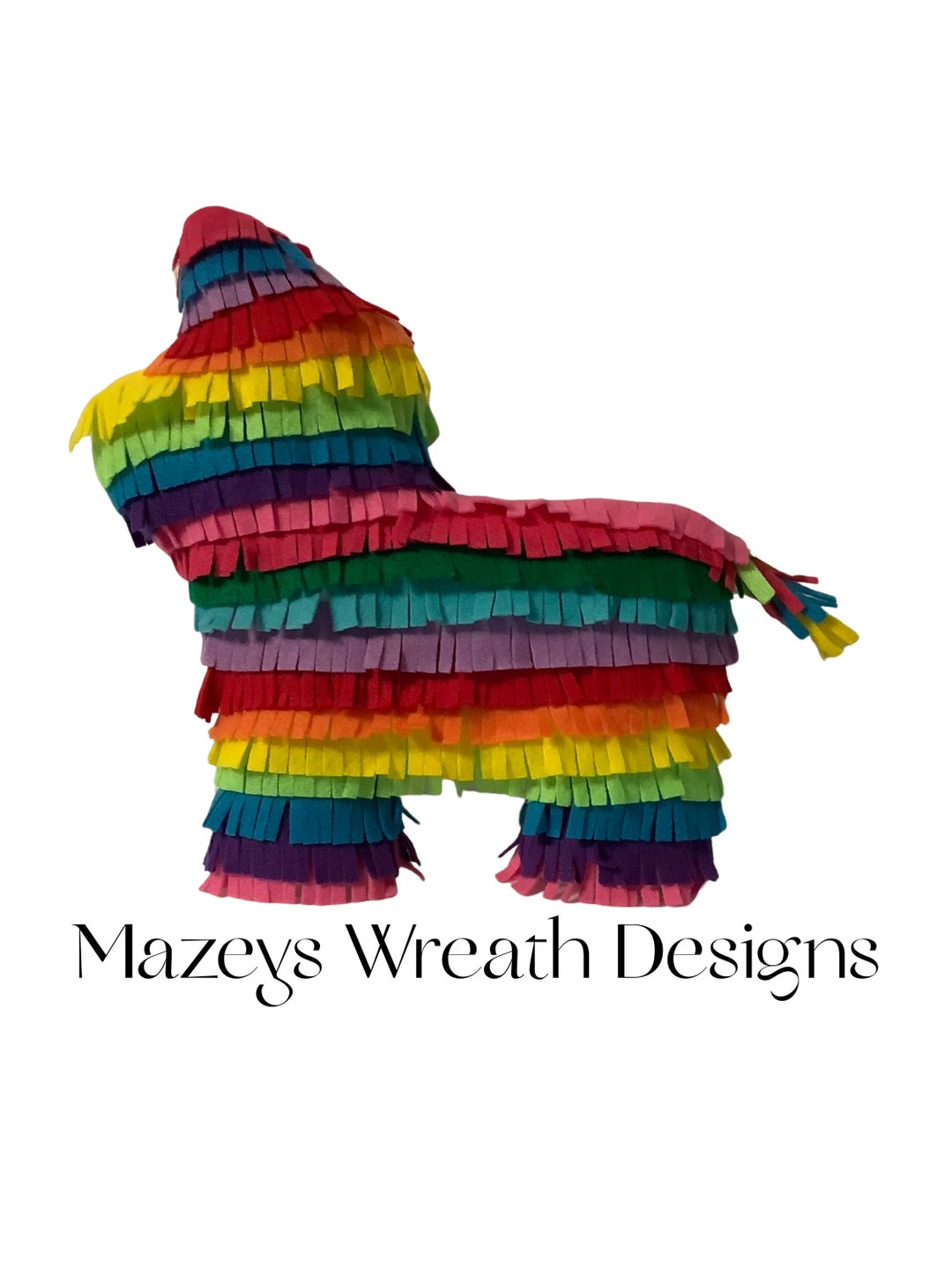 FIESTA Pinata Wreath Attachment or Fiesta Decor, Cinco De Mayo - Etsy