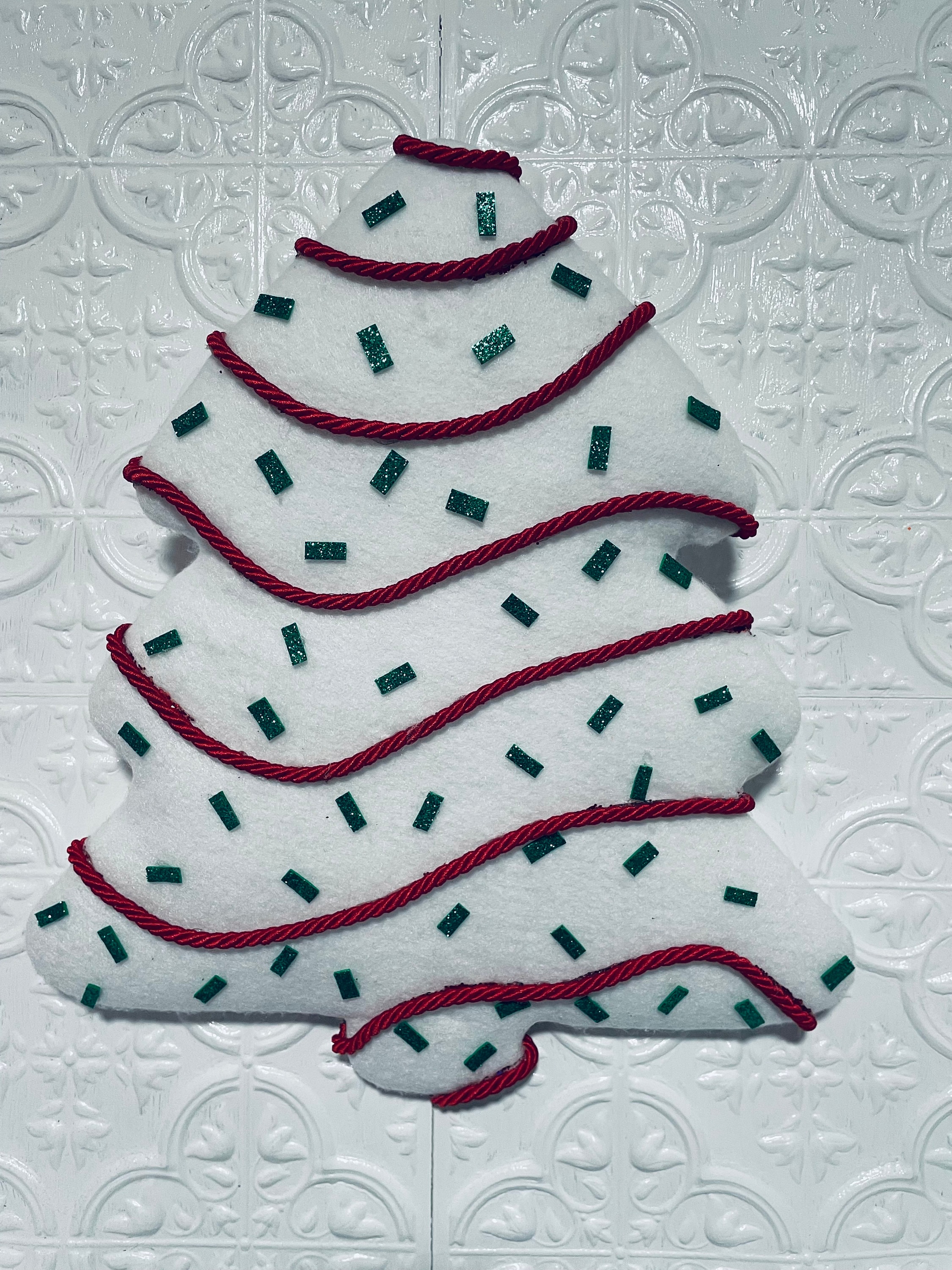 Snack Cake Christmas Tree Snack Cake - Etsy