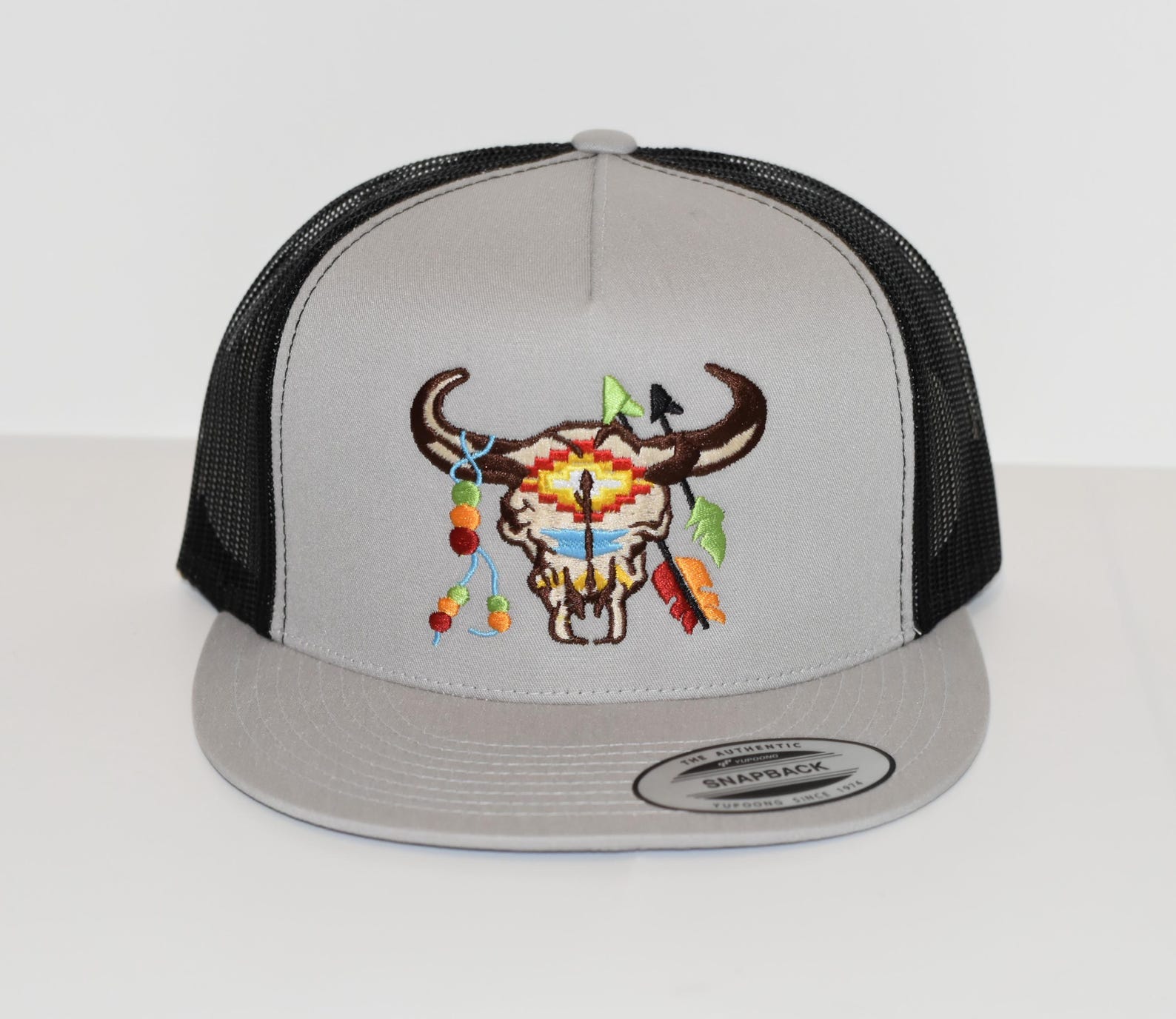 Cuernos Azteca Colores Flecha Rancho Gorra Hat Cap - Etsy