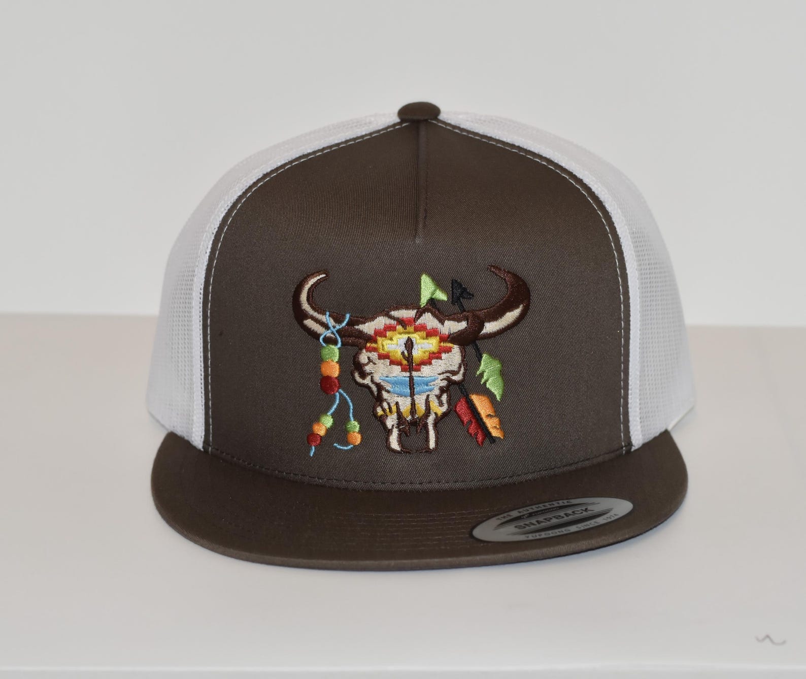 Cuernos Azteca Colores Flecha Rancho Gorra Hat Cap - Etsy