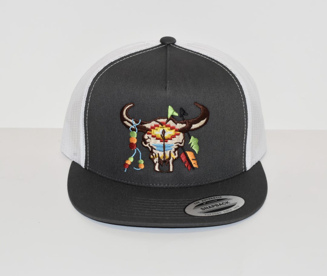 Cuernos Azteca Colores Flecha Rancho Gorra Hat Cap - Etsy