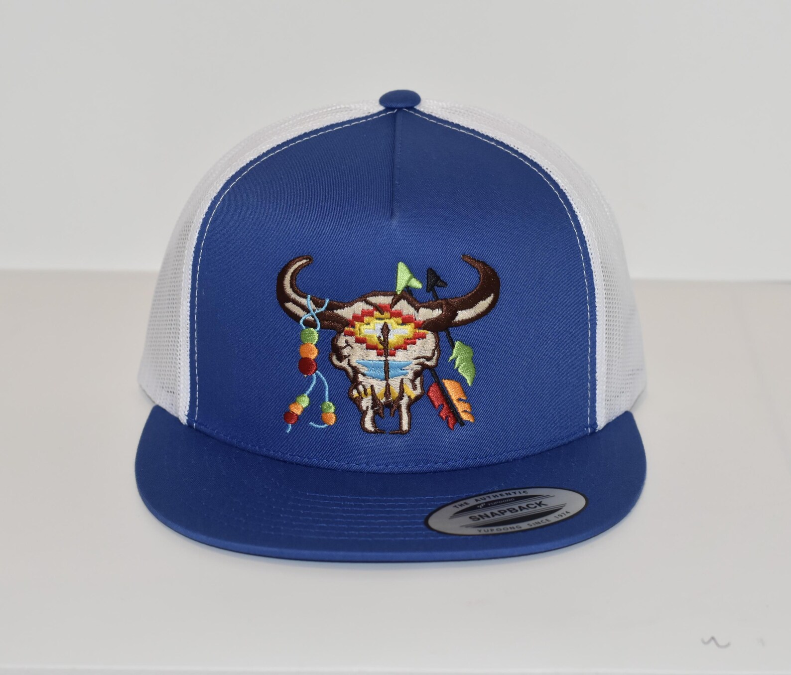 Cuernos Azteca Colores Flecha Rancho Gorra Hat Cap - Etsy