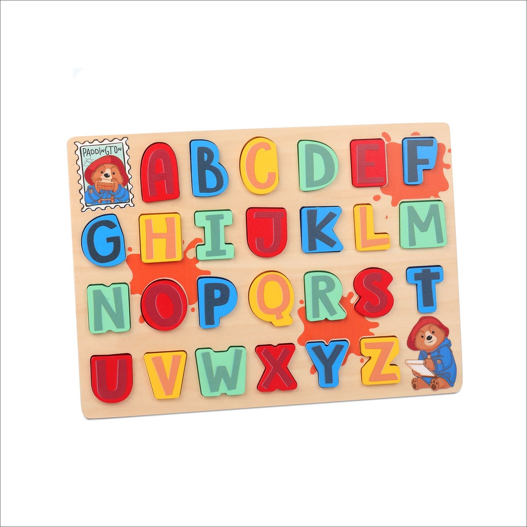 Paddington Alphabet Puzzle - Etsy UK