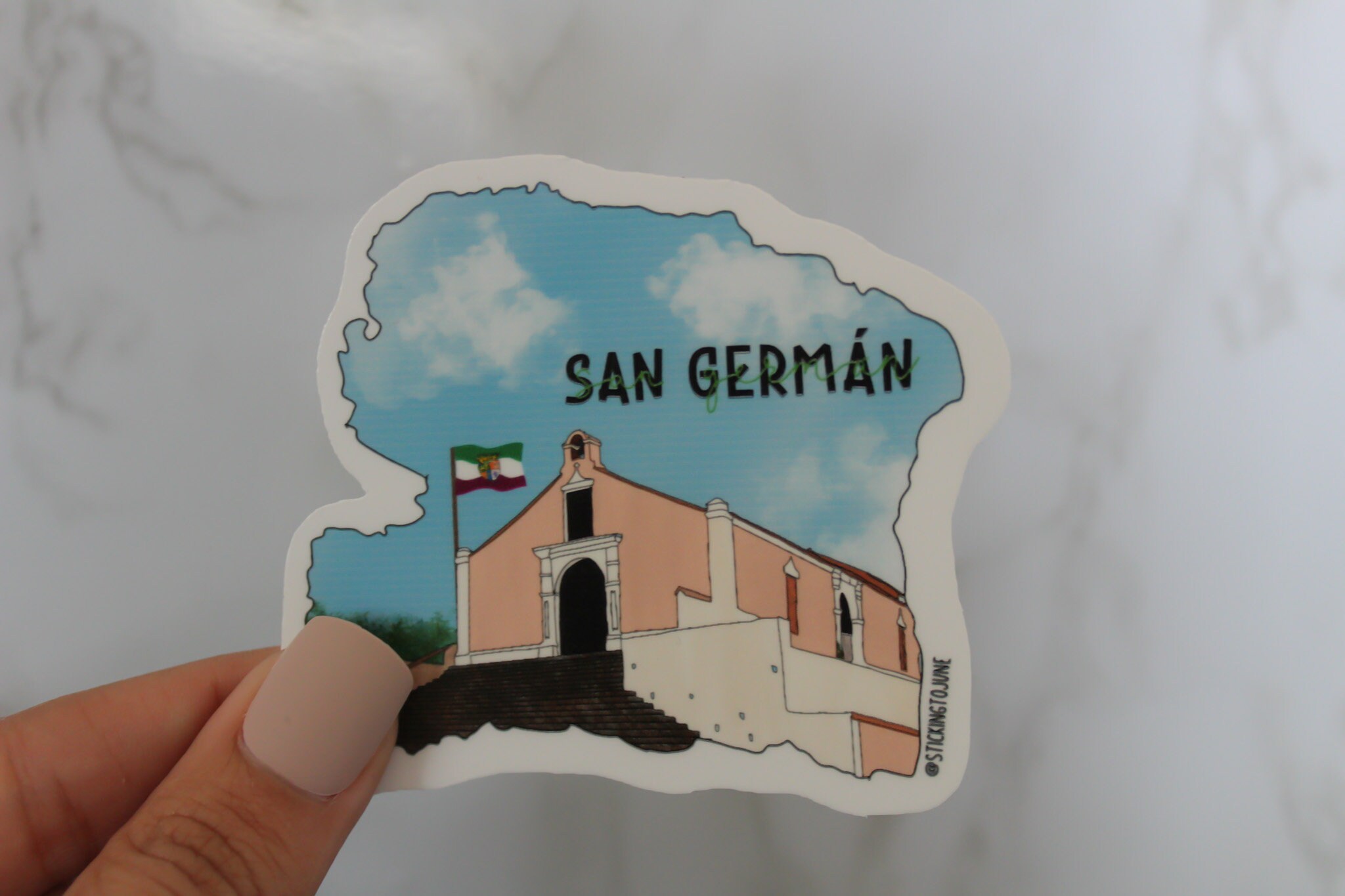 San German Map Puerto Rico Decal Matte Sticker for Laptops - Etsy
