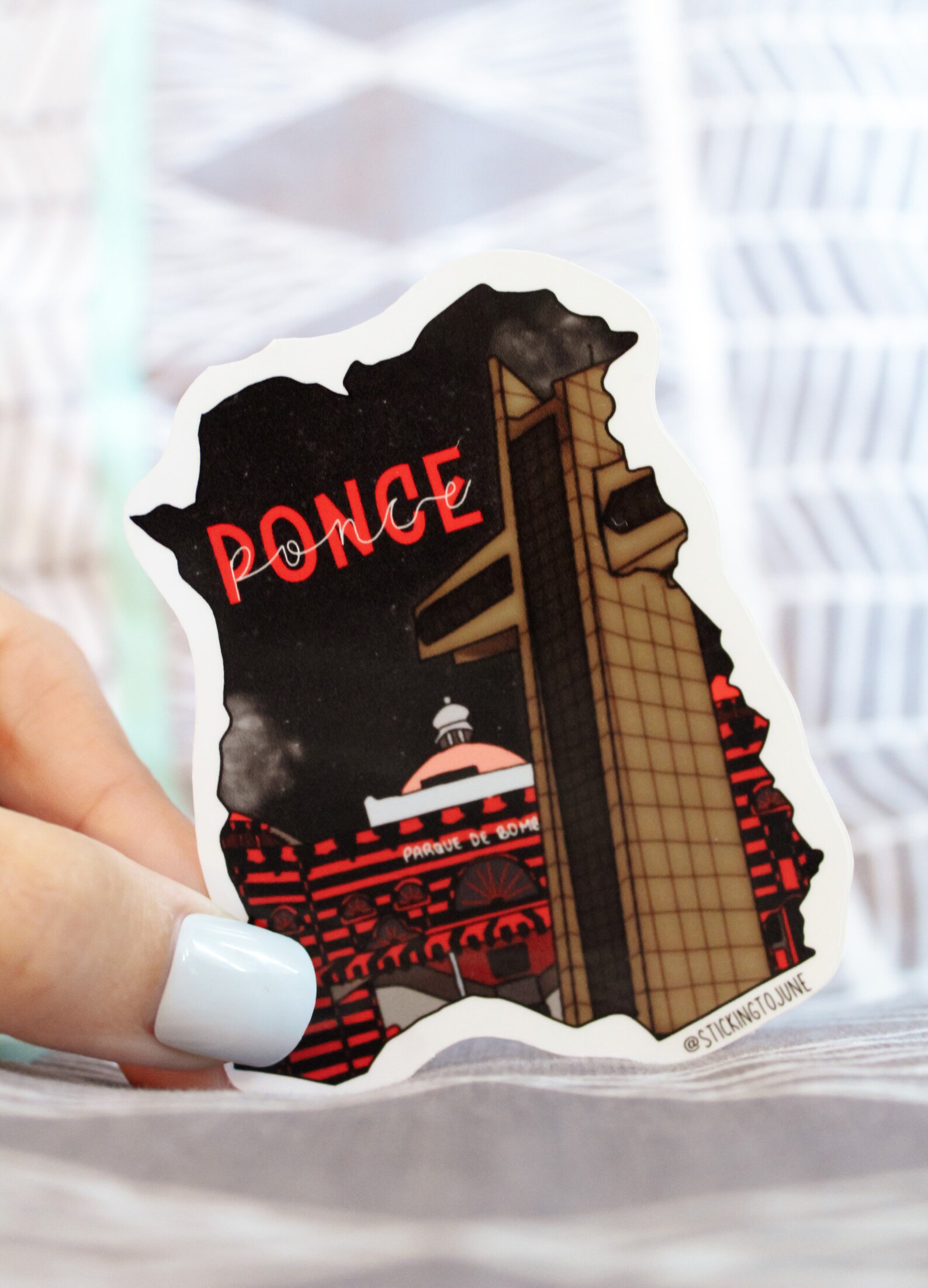 Ponce Map Puerto Rico Decal Matte Sticker per laptop - Etsy Italia
