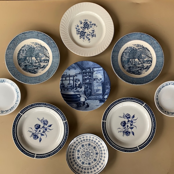 Vintage Plates for Wall Decor - Etsy