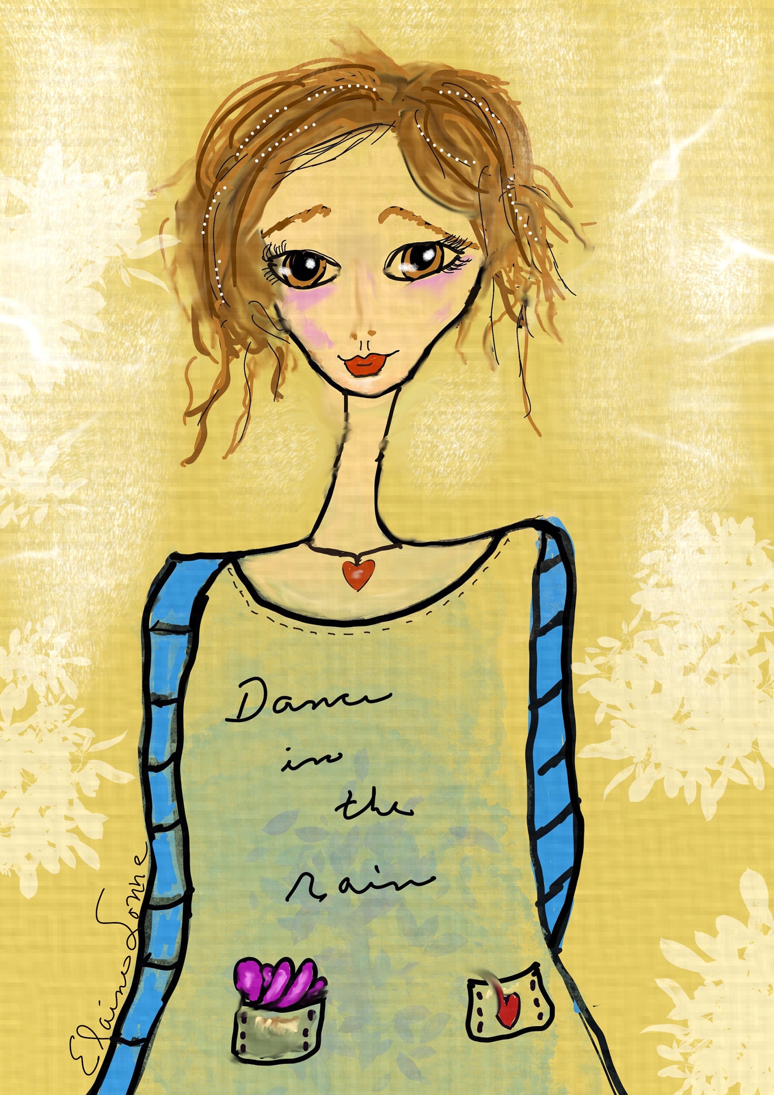 Pop Art Girl Printable for Pillows or Wall Art - Etsy