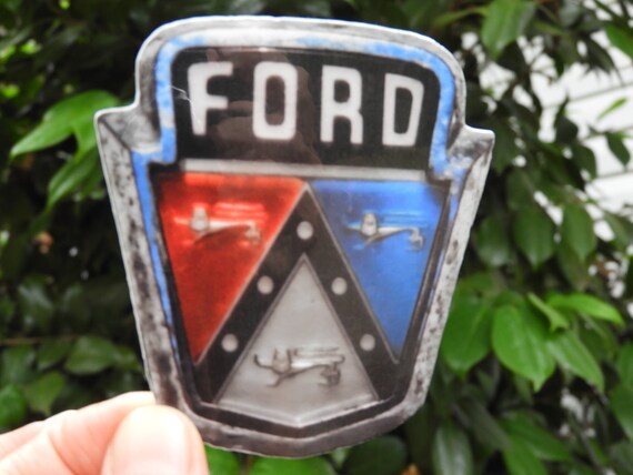 3 Sticker VINYL Vintage 1950s Car Emblem STICKER | Etsy