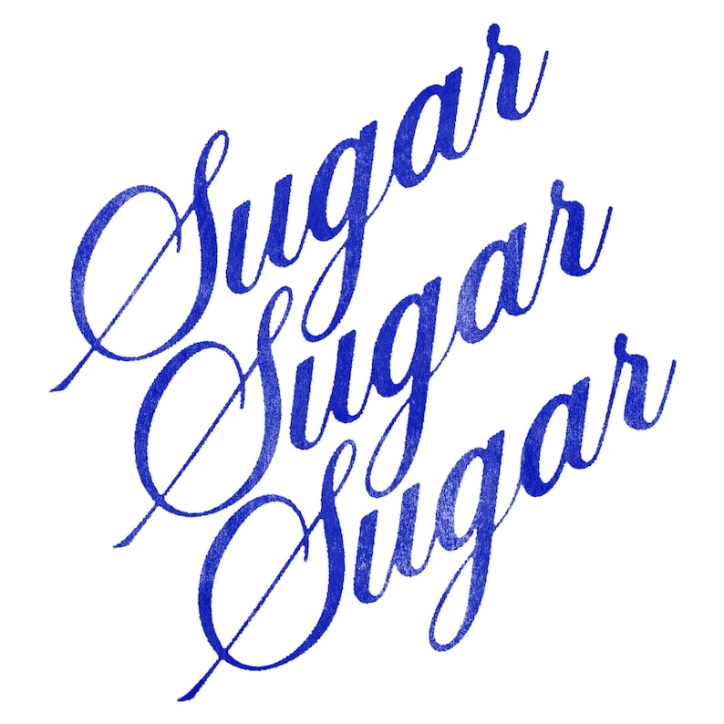 Sugar Sugar Sugar, Vintage Sugar Packet - Digital Poster - Etsy