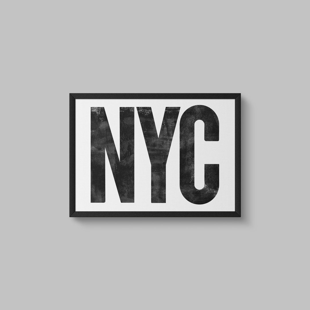 New York City Digital Poster - NYC - Etsy