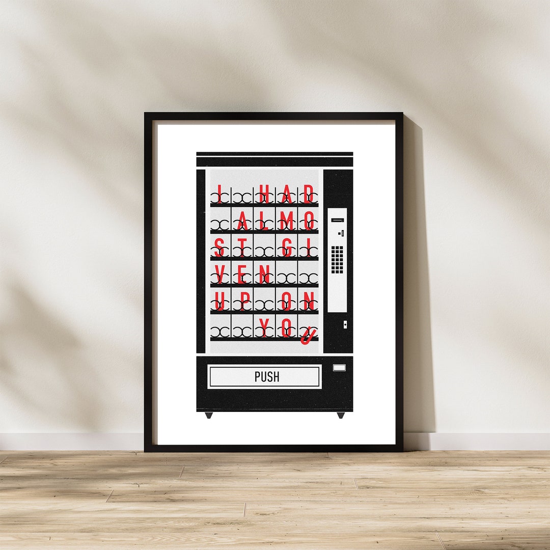 Vending Machine Digital Poster - Etsy