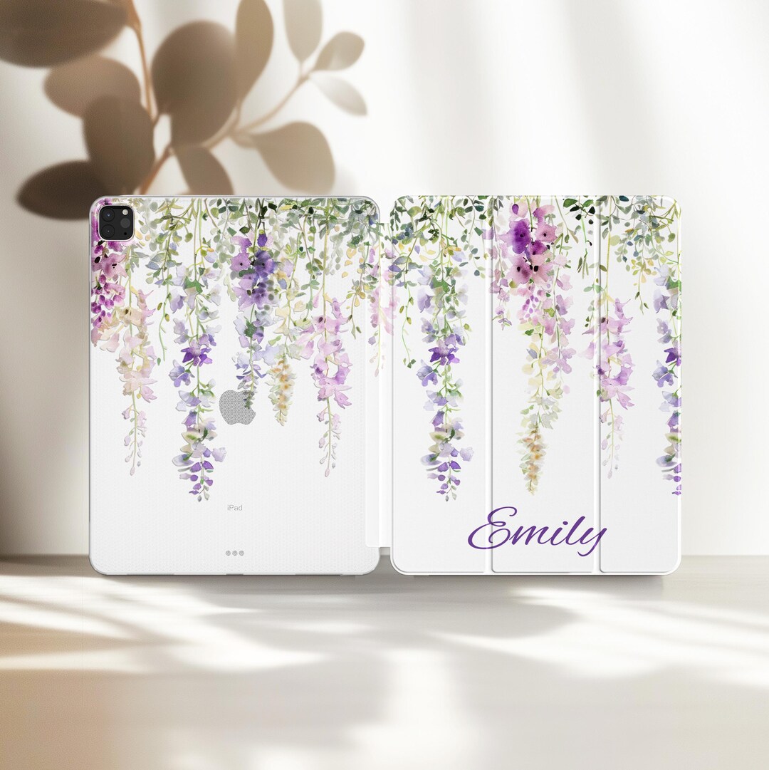 Personalized iPad Air 5th Gen Case Floral iPad Pro 12.9 Inch 2020 Air ...