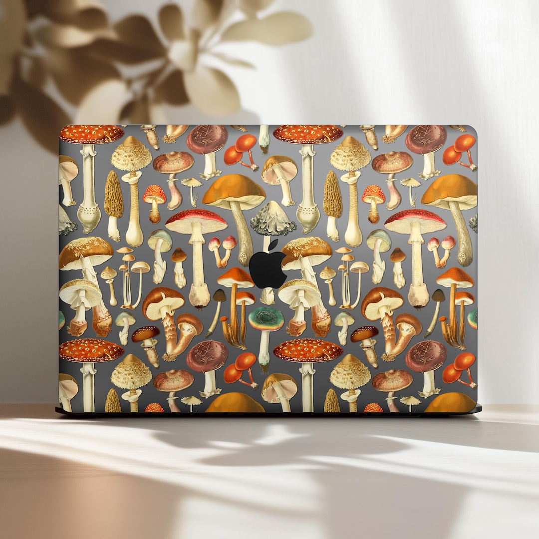 Mushroom MacBook Air 13 Inch Case M4 M3 M2 M1 Cottagecore Mac Book Pro ...