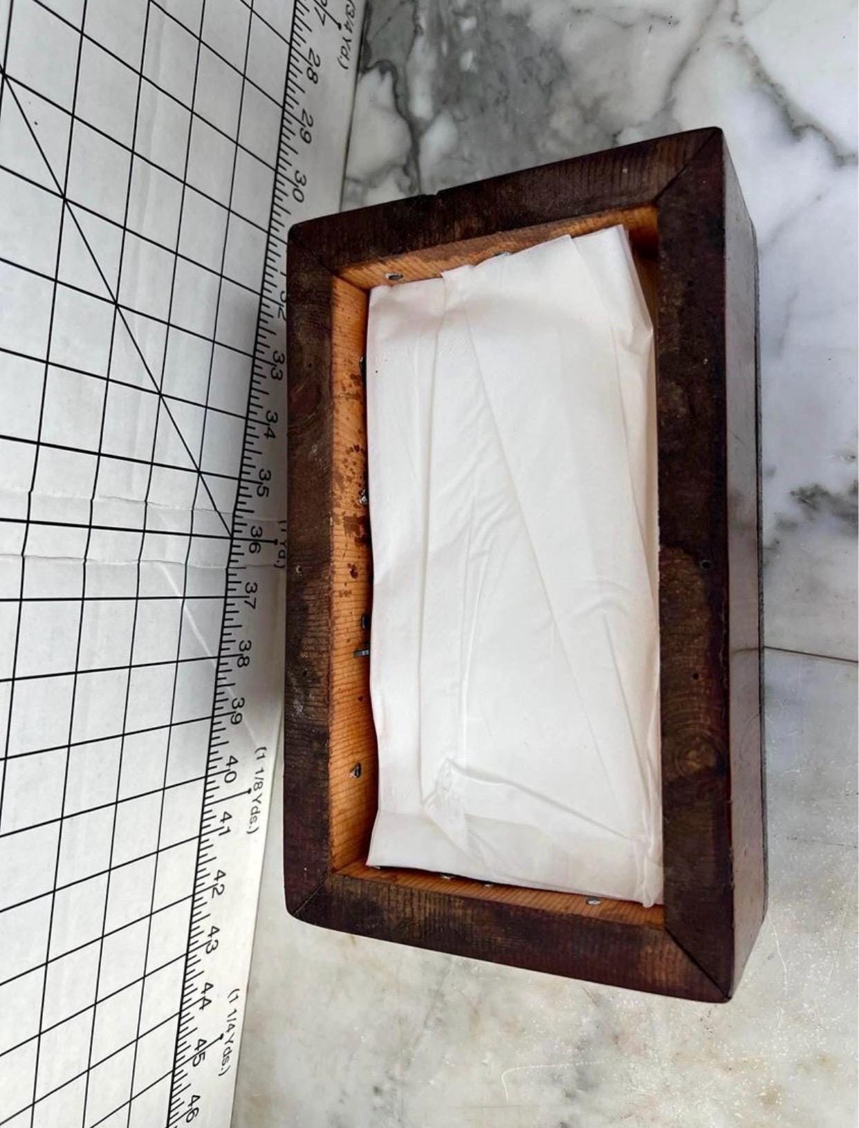 Stunning Solid Wood Tissue Box, Mcm - Etsy