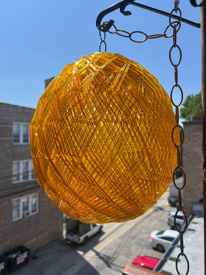 Spun Lucite 1960s Swag Lamp, Without Wiring - Etsy