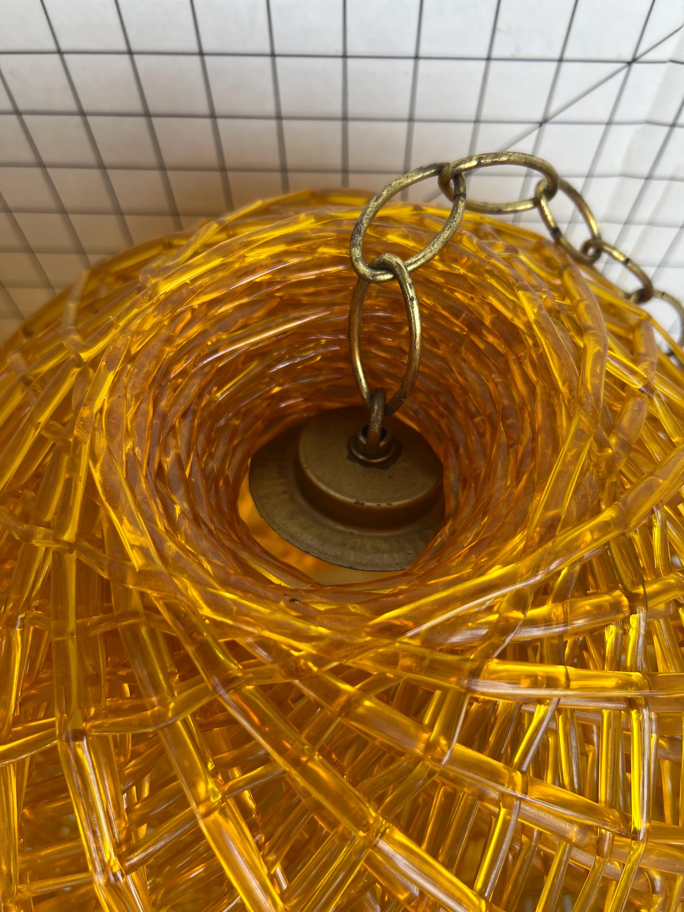 Spun Lucite 1960s Swag Lamp, Without Wiring - Etsy