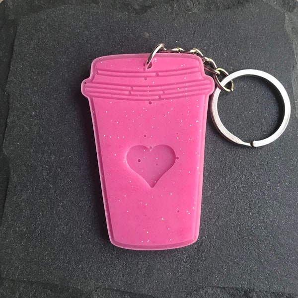 Coffee Key Chain - Etsy