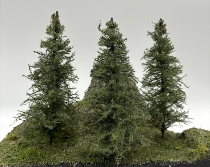 4" Model Douglas Fir Tree - 3PCS Set - Etsy