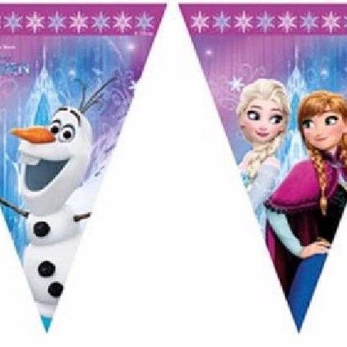 Frozen Elsa Anna Happy Birthday Banner Garland Frozen Birthday - Etsy