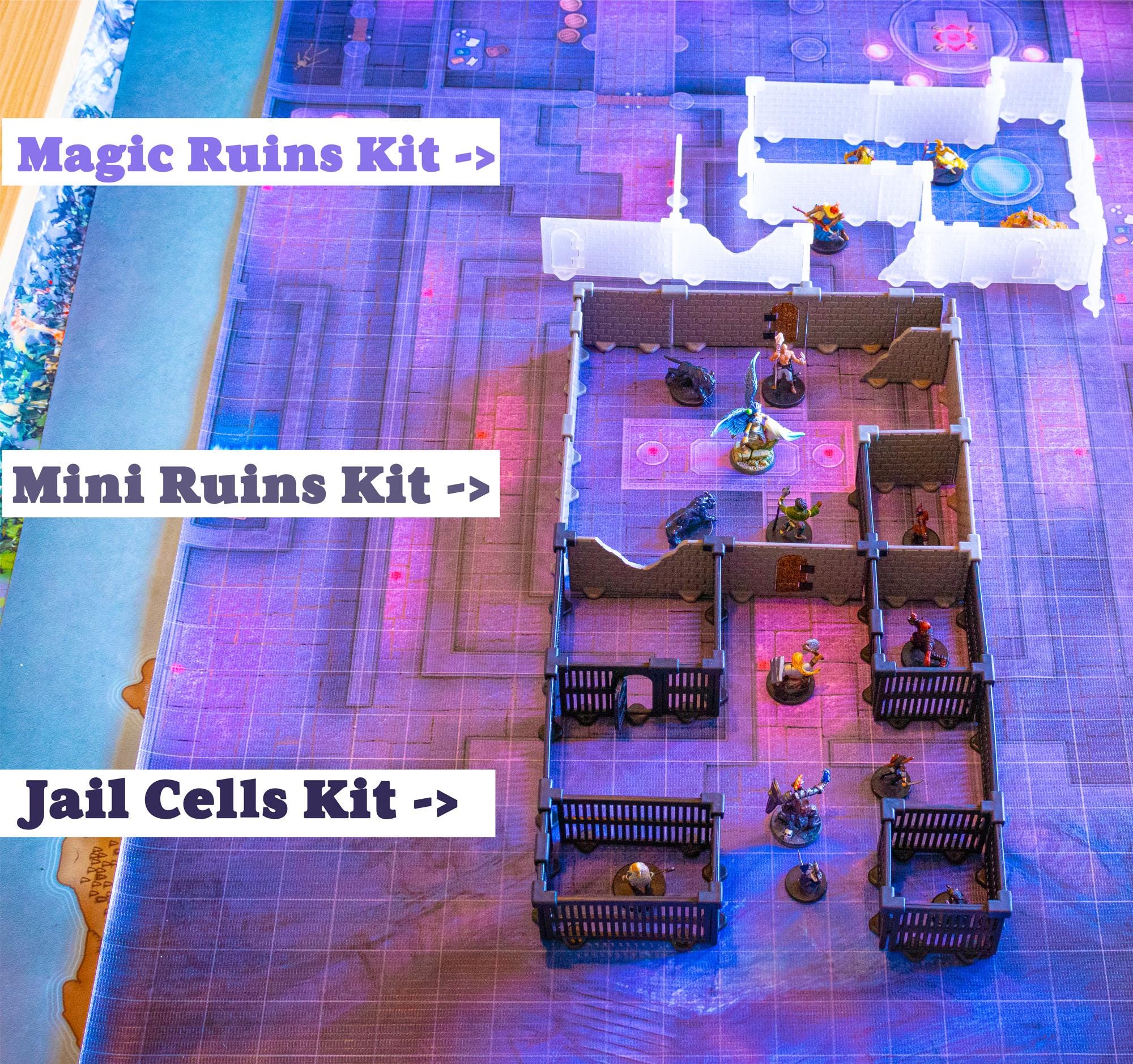 Modular Jail Cells Kit: Dungeons and Dragons Terrain - Etsy
