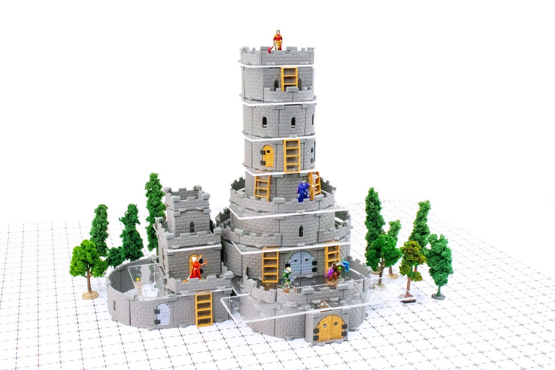 Wizard Tower Castle Set - Etsy