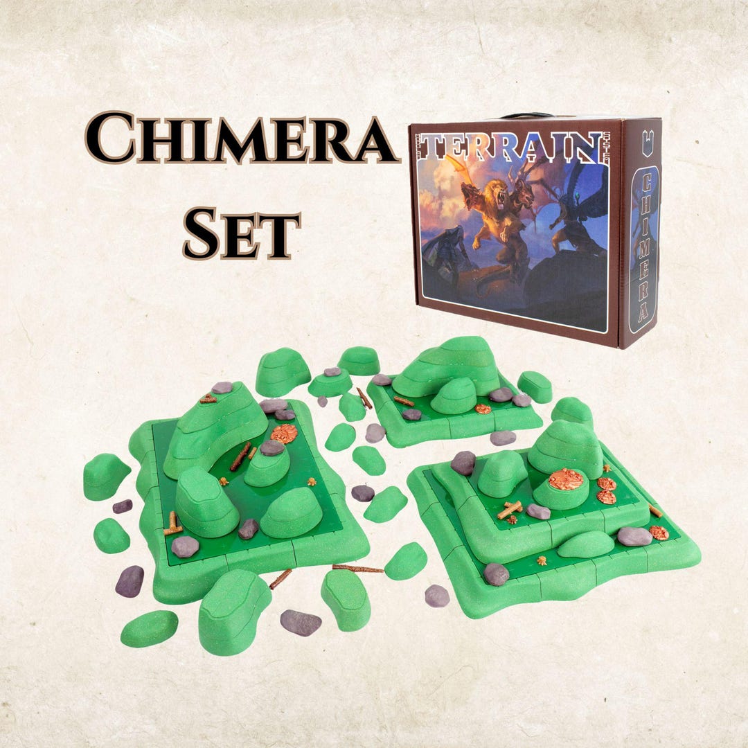 Modular Chimera Terrain Set: Tabletop Dungeon, Castle, and Cavern - Etsy