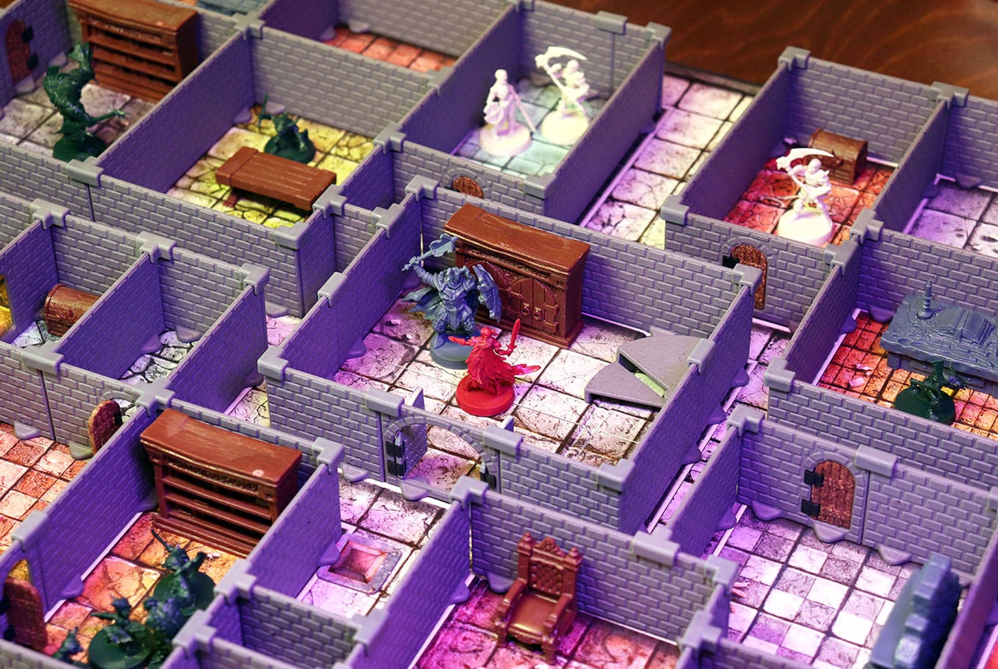 Modular Dungeon Terrain: HQ Tabletop Board Game Supplement - Etsy