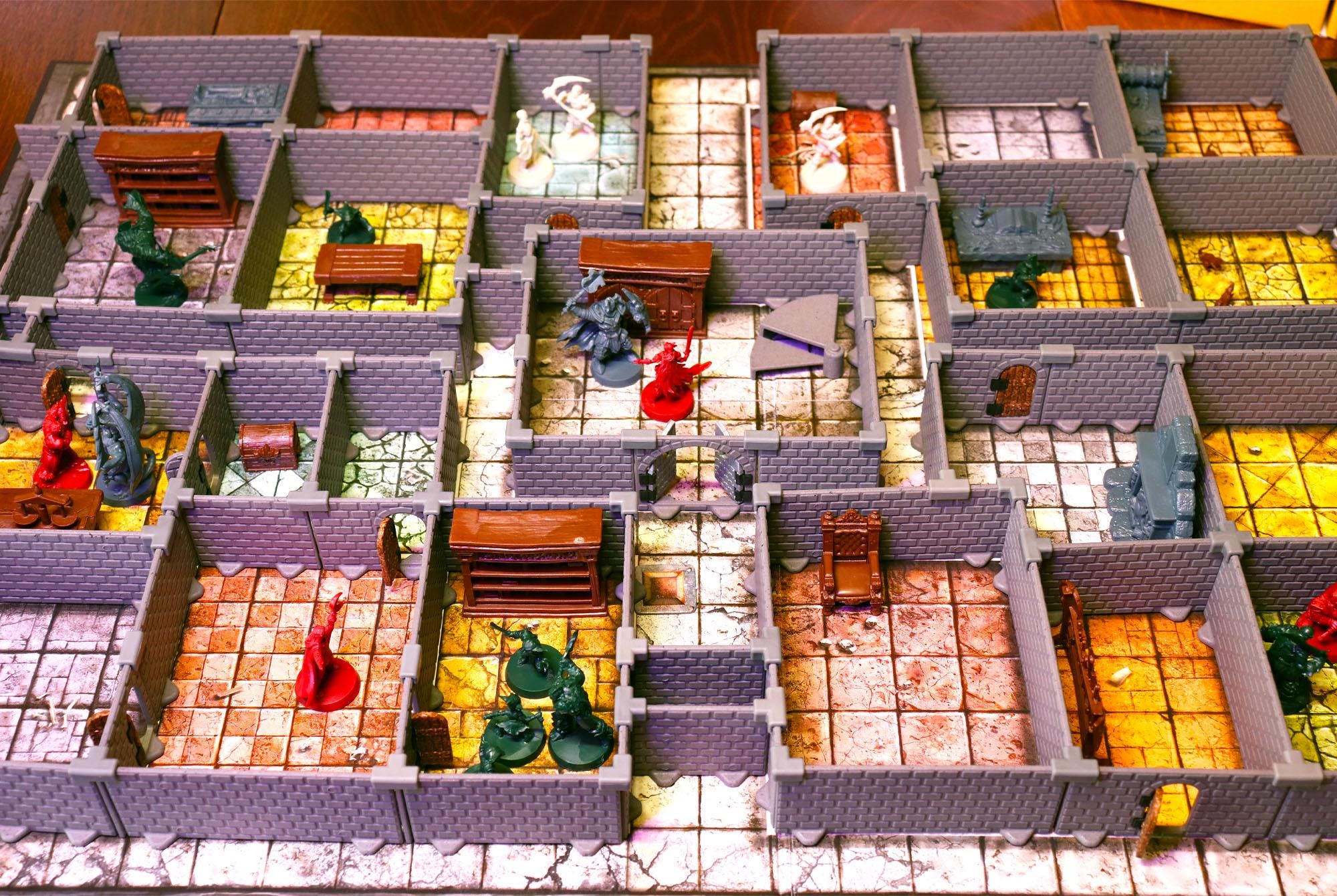 Modular Dungeon Terrain: HQ Tabletop Board Game Supplement - Etsy