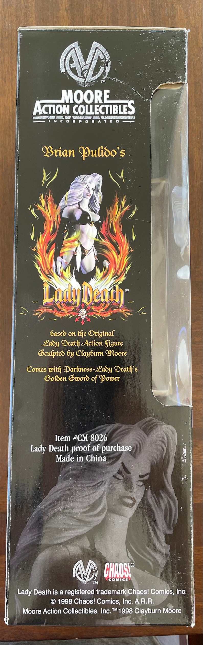 1998 Chaos Comics 12” Lady Death Action Figure Sculpted by Clayburn ...