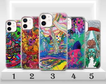 Trippy Psychedelic Phone Case - Etsy