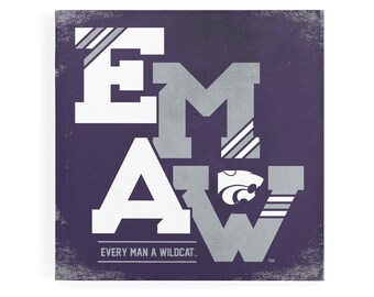 Kansas State Canvas | Etsy