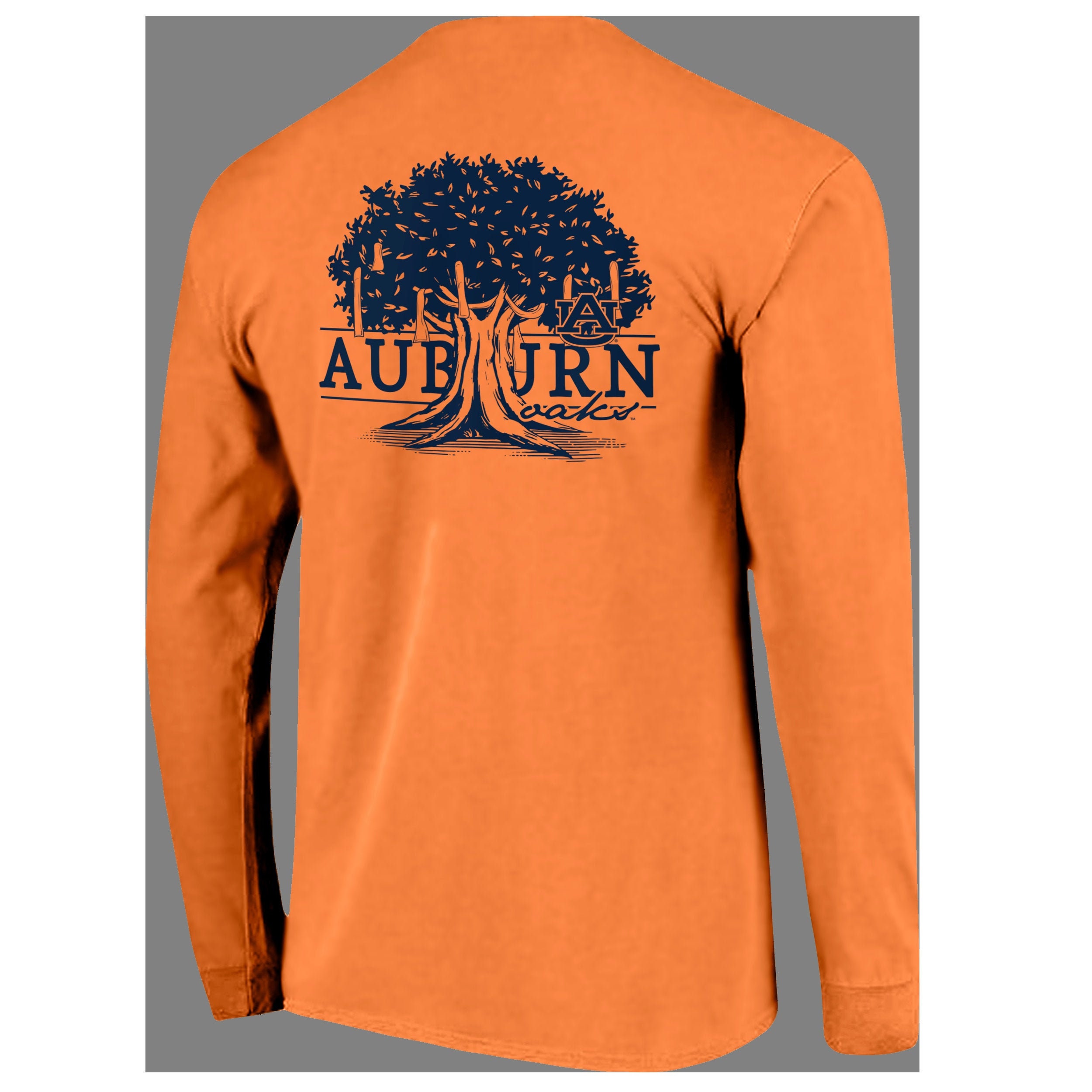 NCAA Auburn Tigers Comfort Color Long Sleeve T-Shirt Auburn | Etsy