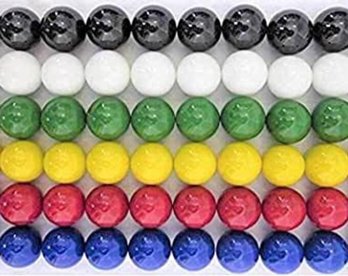New for 2021 supernova 25mm Mega Marbles Glass Players Pack of 5 ...