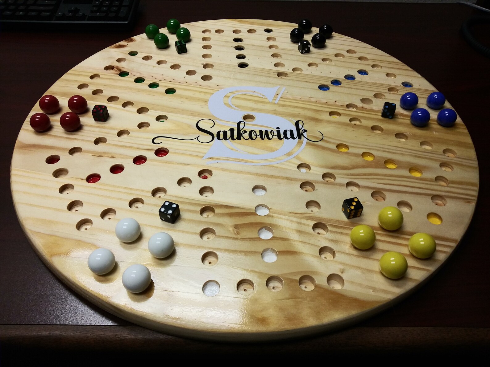 Wahoo / Aggravation / Marbles Large 18 4/6 Player Double | Etsy