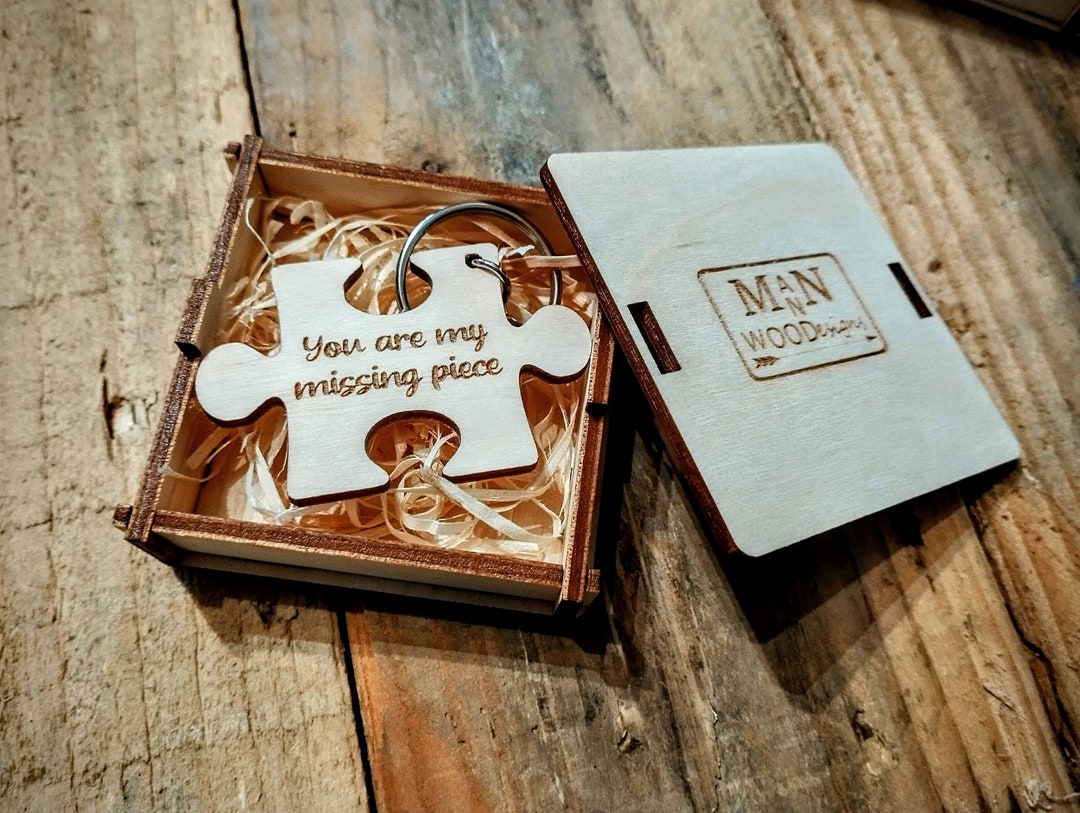 My Missing Piece Keyring , Puzzle Piece. Valentines Gift, Wedding ...