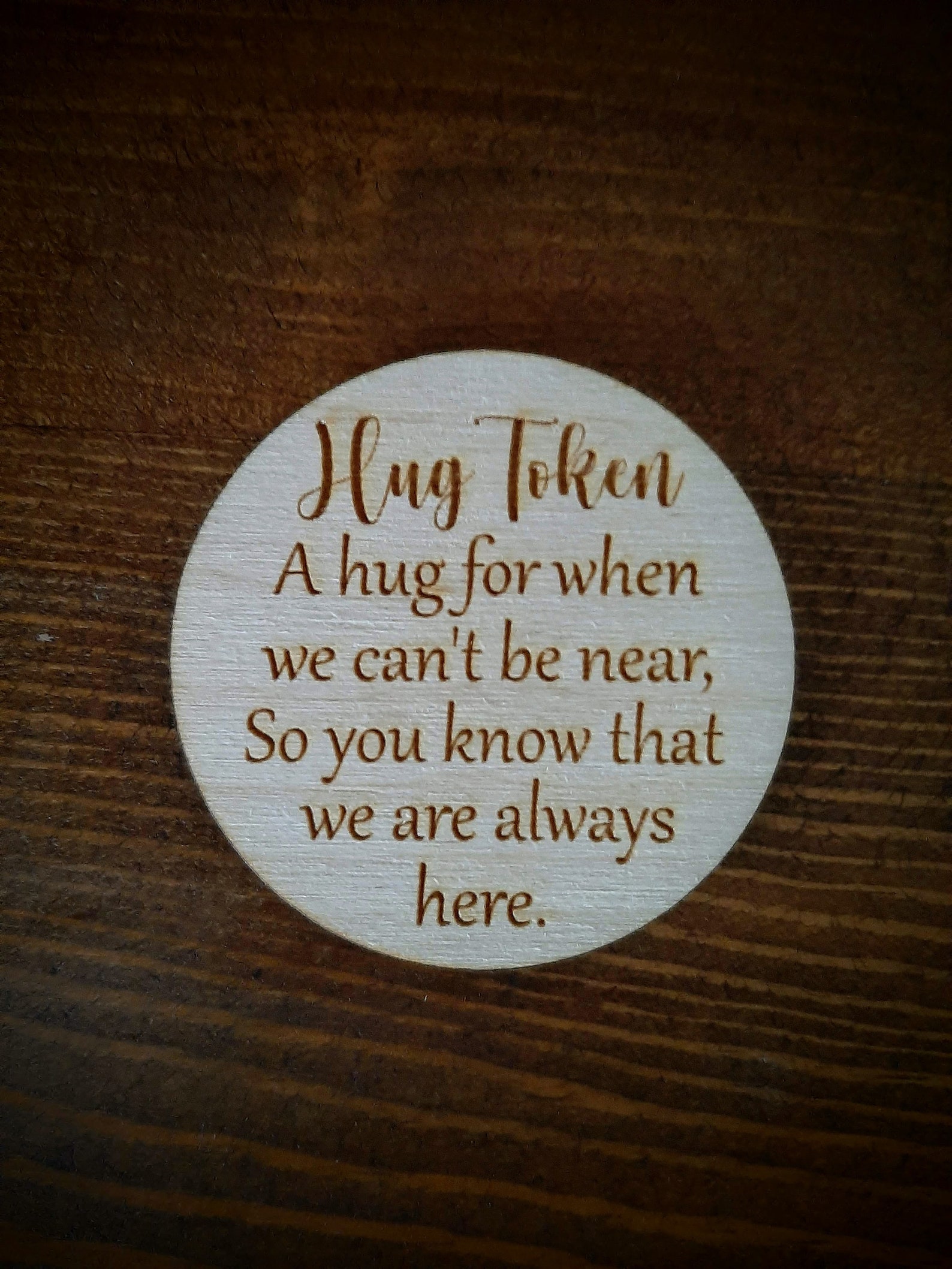 Hug Token / Pocket Hug / Keepsake for Loved Ones in Need of a - Etsy ...