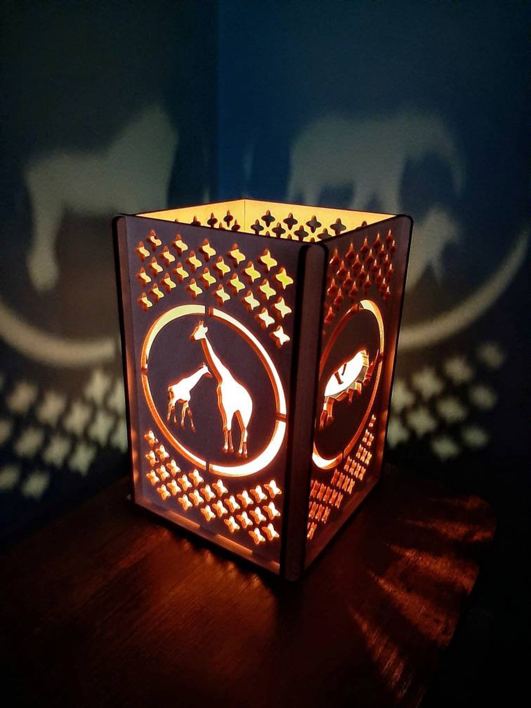Safari Lantern/ Tea Light Holder - Etsy