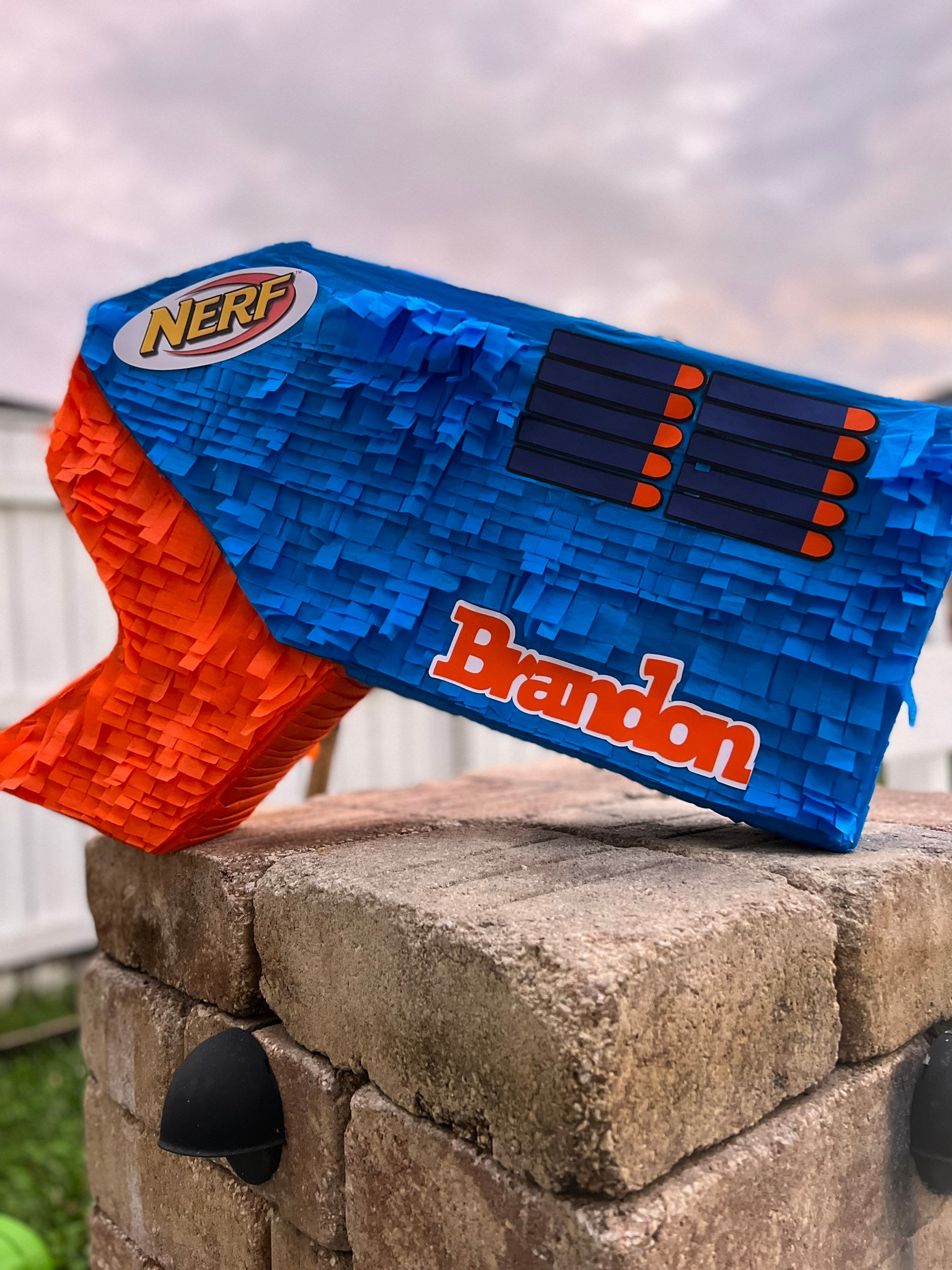 Nerf Gun Piñata, Thematic Celebration Decor, Gun Pinata, Boys Party - Etsy