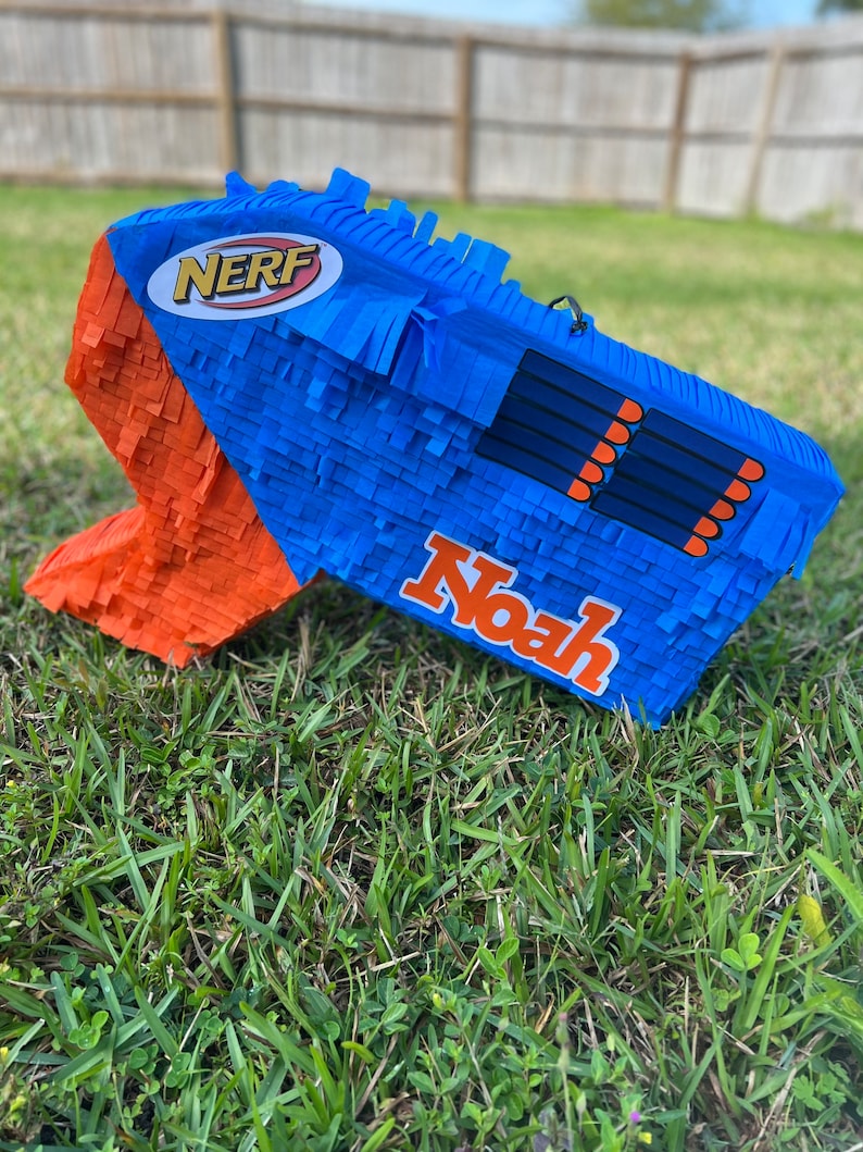 Nerf Gun Piñata, Thematic Celebration Decor, Gun Pinata, Boys Party - Etsy