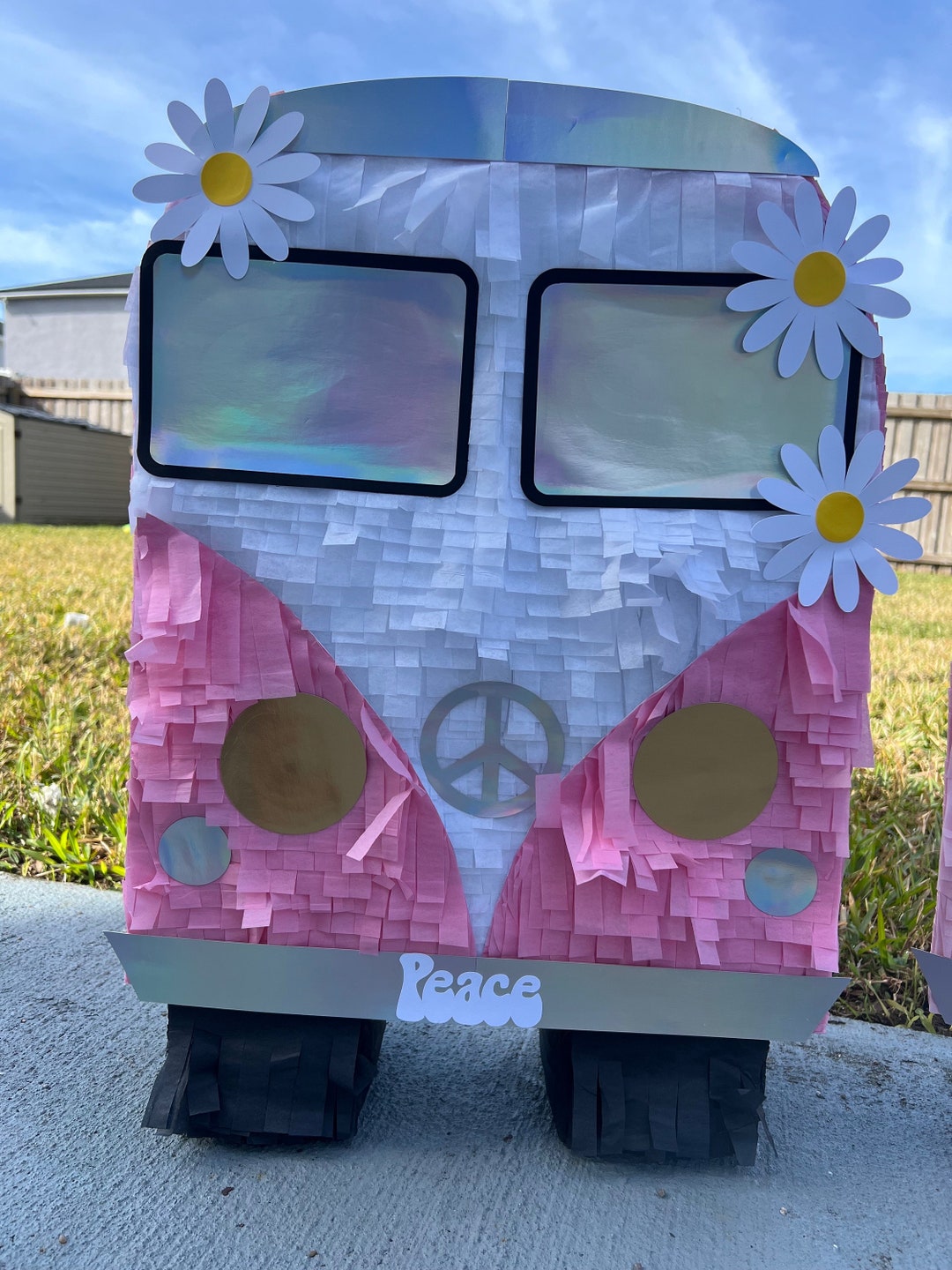 Hippie Van Pinata 60’s Themed (custom Colors) - Etsy
