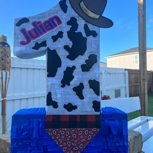 Cowboy Pinata numbers Available 1-9 - Etsy