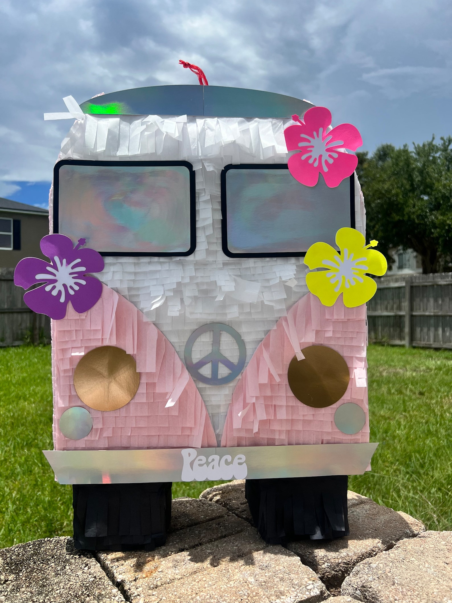 Hippie Van Pinata 60s Themed custom Colors - Etsy