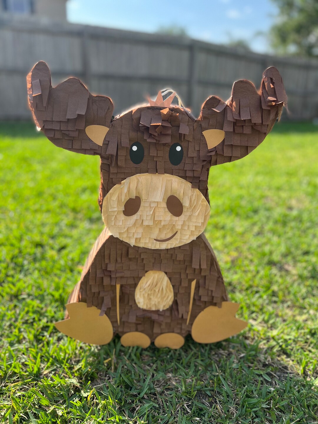 Handmade Moose Pinata: Themed Party Decoration - Etsy