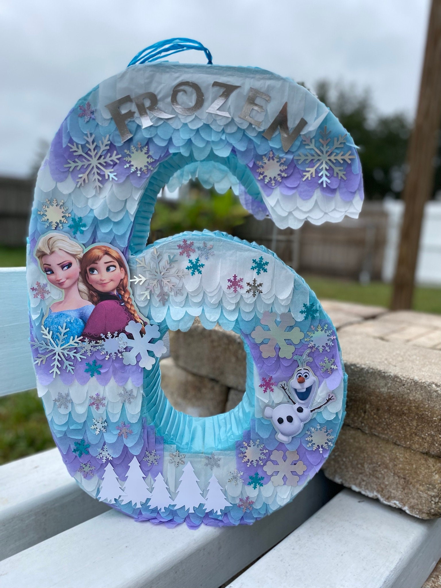 Frozen Pinata Thematic Number Pinata available Numbers 1-9 - Etsy