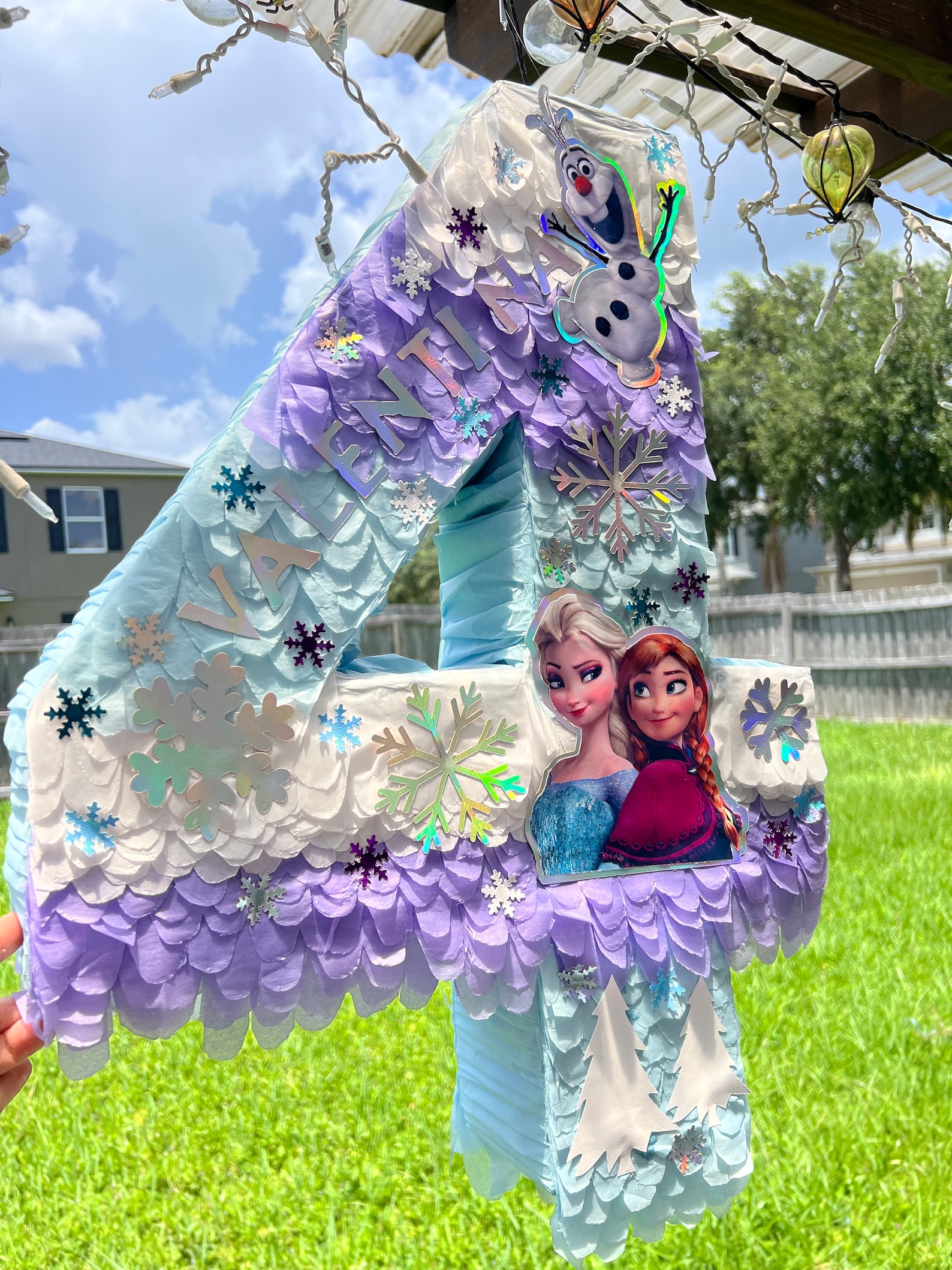 Frozen Pinata Thematic Number Pinata (available Numbers 1-9) - Etsy